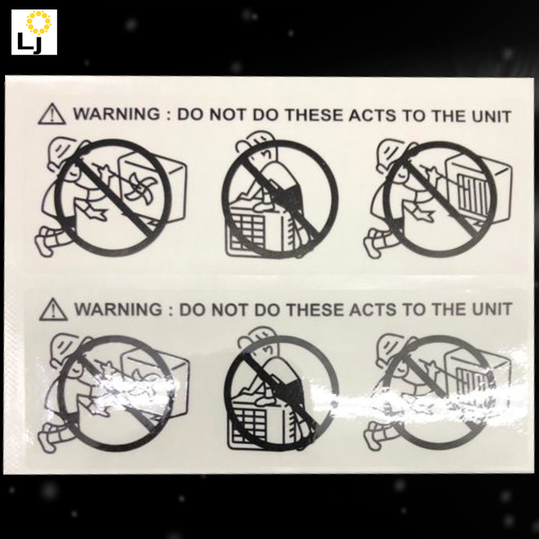 Transparent Polyester Sticker Printing | Fast Delivery | LJ Printers